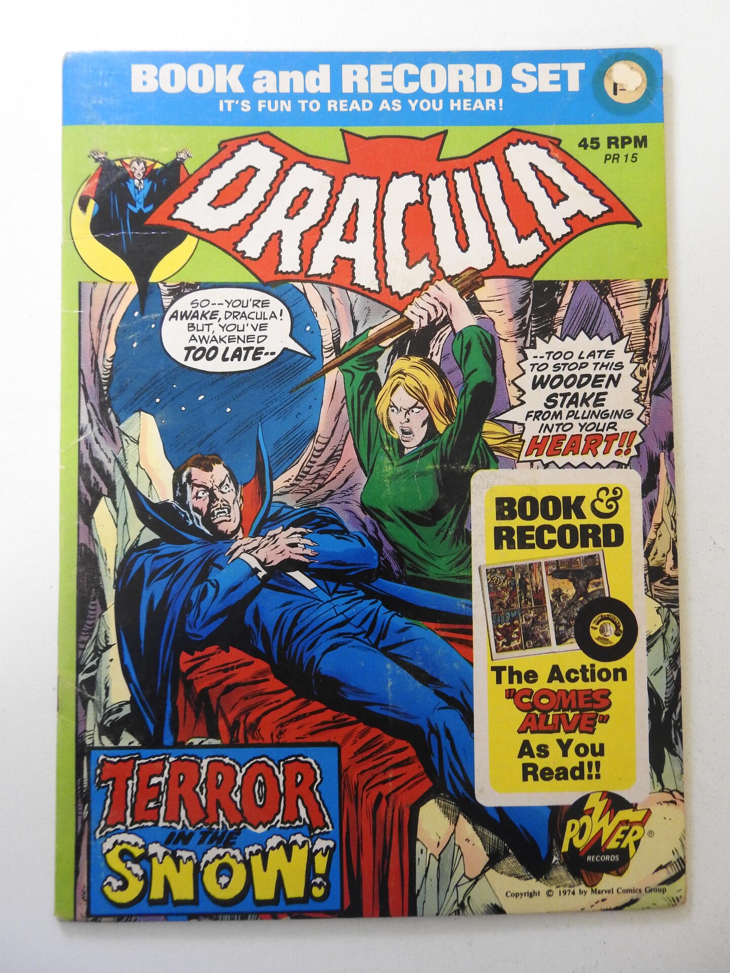 Book and Record Set #PR-15 (1974) VG Condition hole punches fc record ...