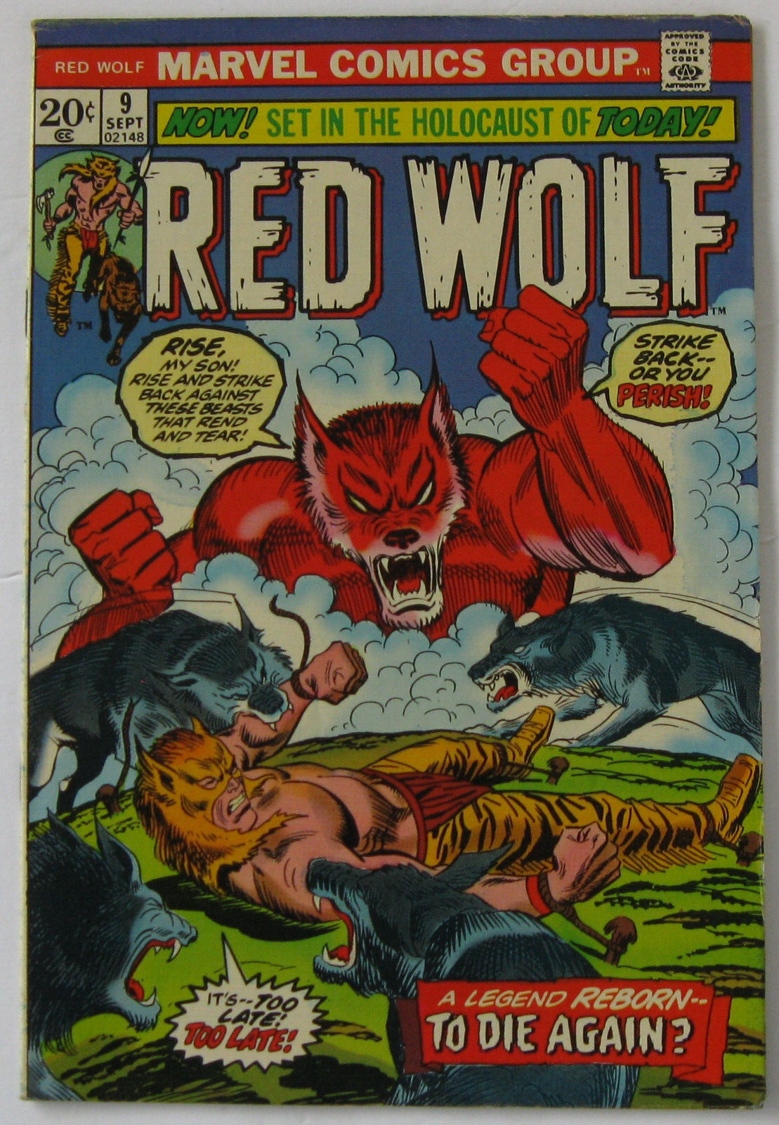 Red Wolf #9 (Sep 1973, Marvel), FN condition (6.0), Origin of Lobo ...