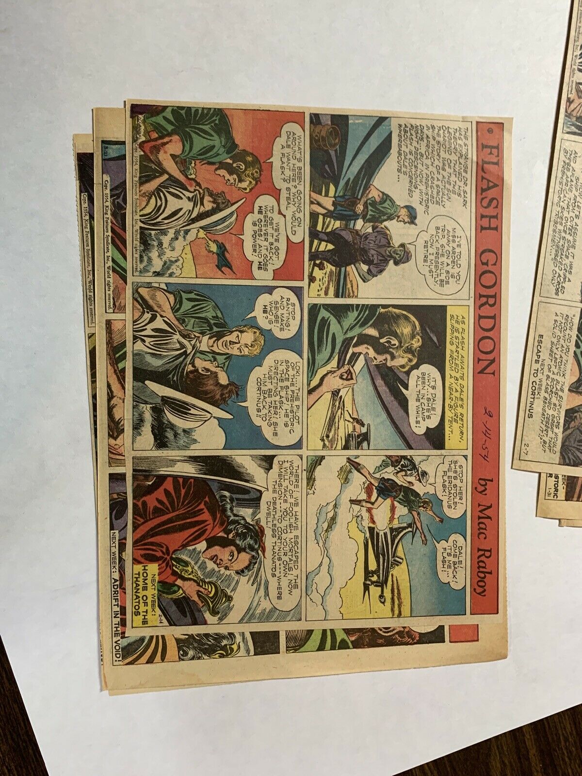 Flash Gordon’s 1954 Tabloid Color Newspaper Sundays Lot Of 8 | Comic ...