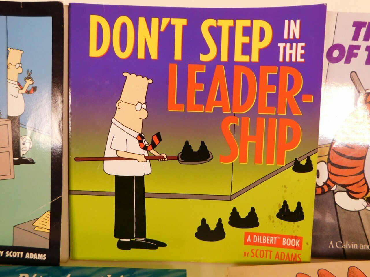 Humor Comics Lot Of 5: Calvin And Hobbes, Dilbert, Nuts, & Sherman's ...