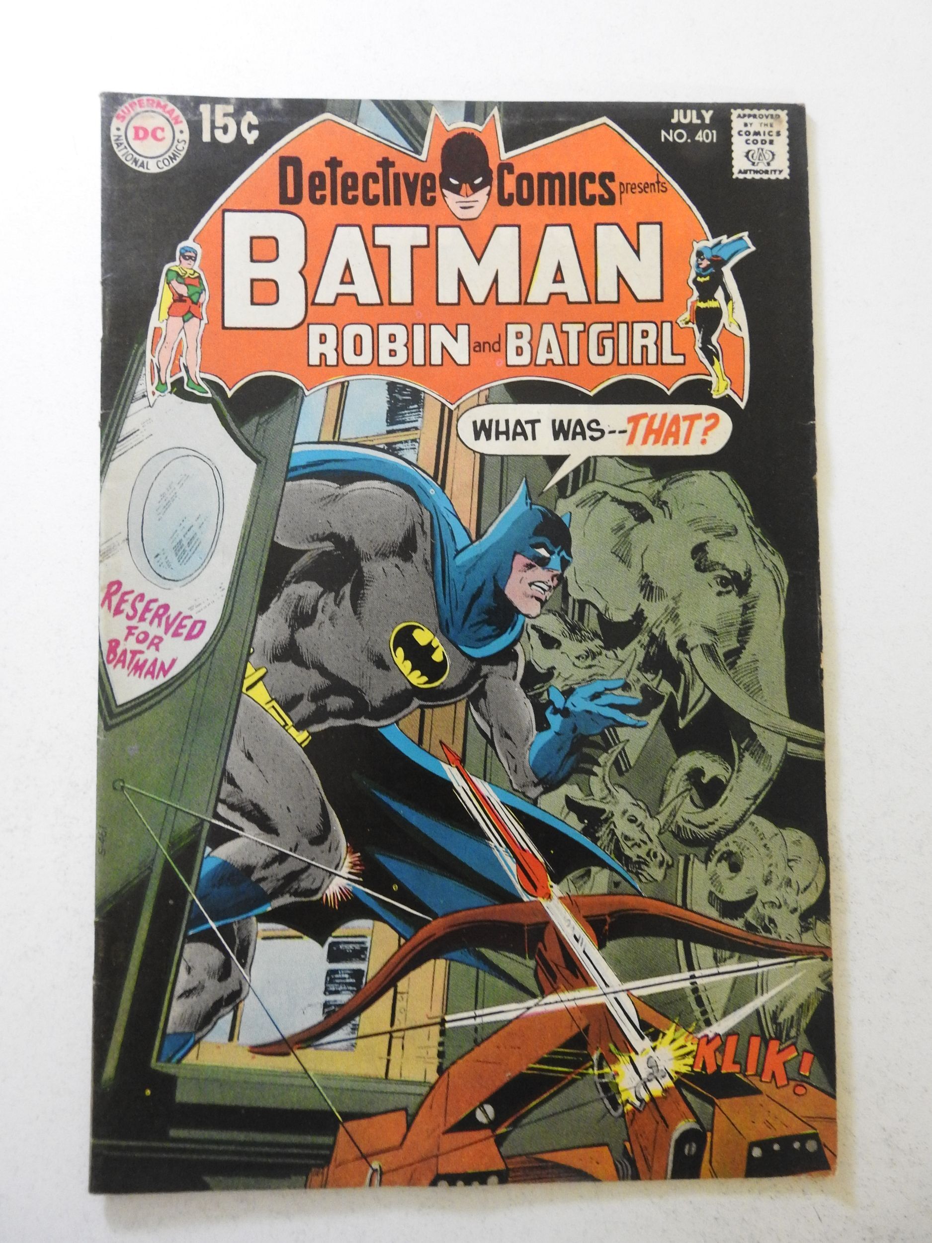 Detective Comics #401 (1970) FN Condition! stain bc | Comic Books ...