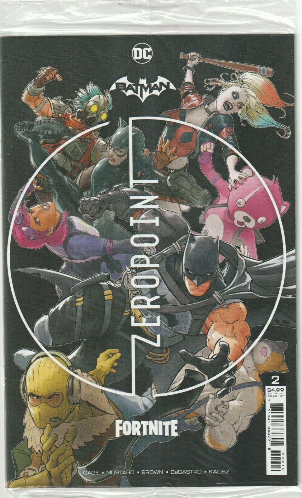 Batman Fortnite Zero Point # 2 Variant 2nd Print Cover NM DC Sealed ...