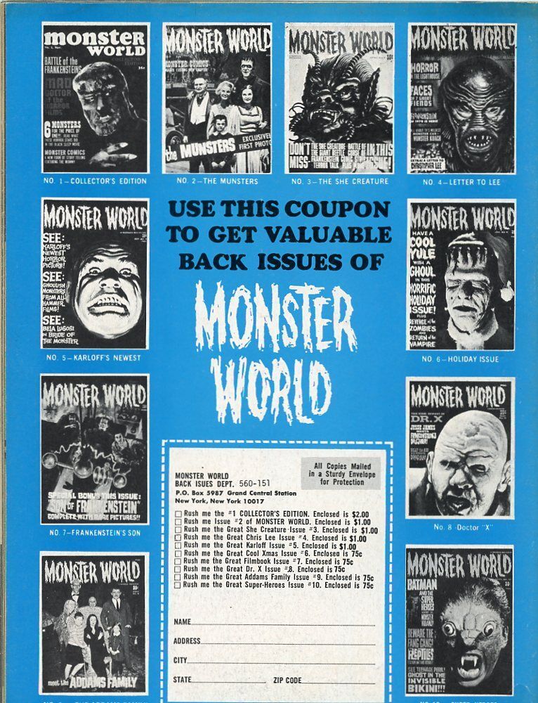 Famous Monsters of Filmland #51 Wolfman Cover(1968)Magazine VG/F 5.0 ...