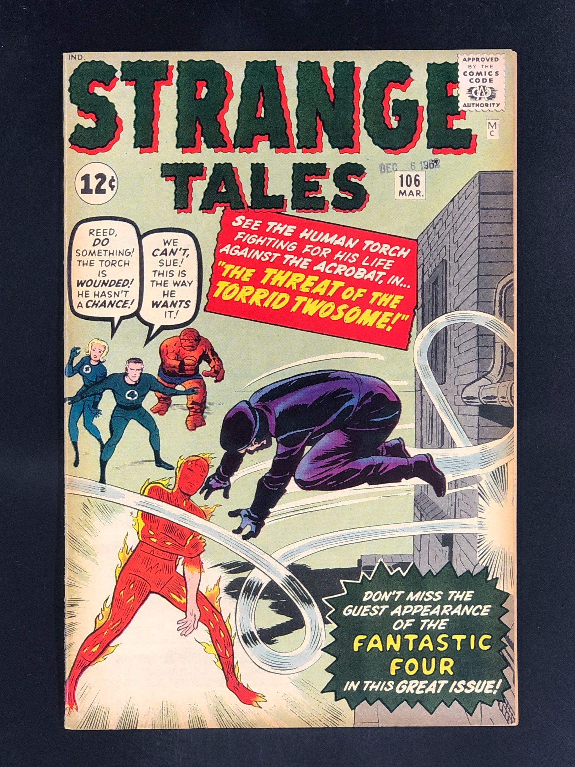 Strange Tales #106 (1963) VF/NM 1st Appearance of Acrobat | Comic Books ...