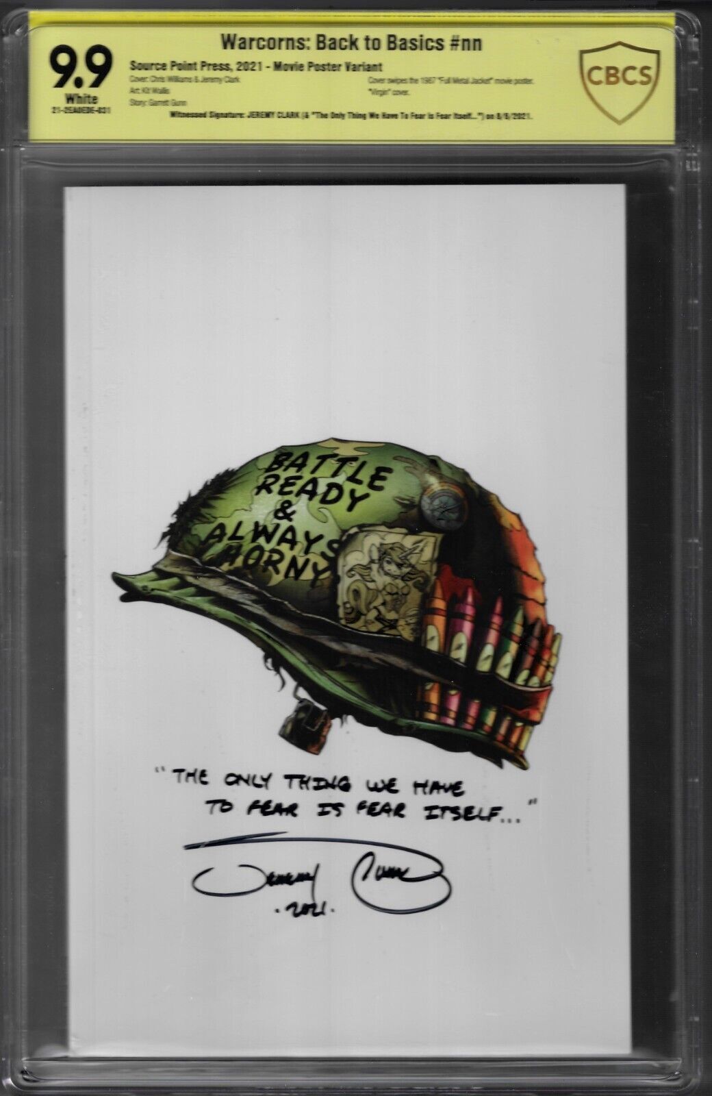 Warcorns: Back to Basics Signed by Jeremy Clark CBCS 9.9 Source Point ...