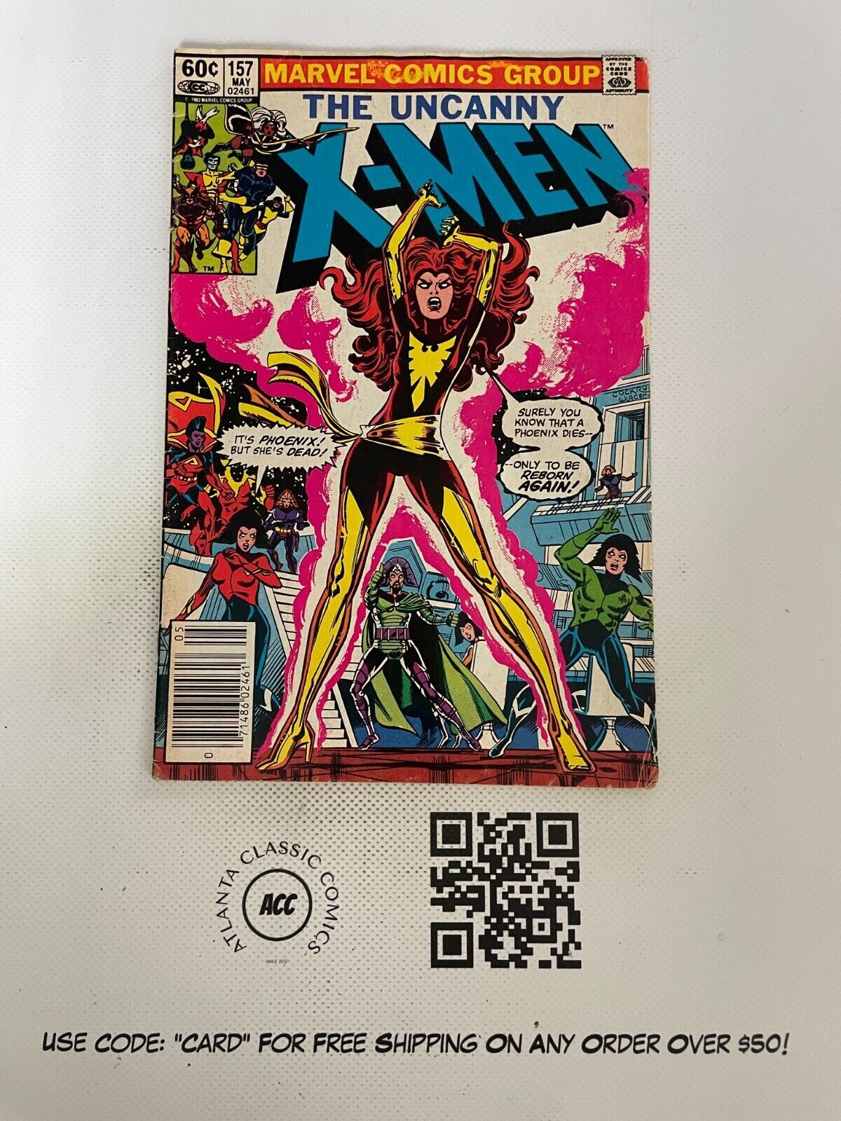 Uncanny X-Men # 157 VG Marvel Comic Book Phoenix Wolverine Hulk Thor 4 ...