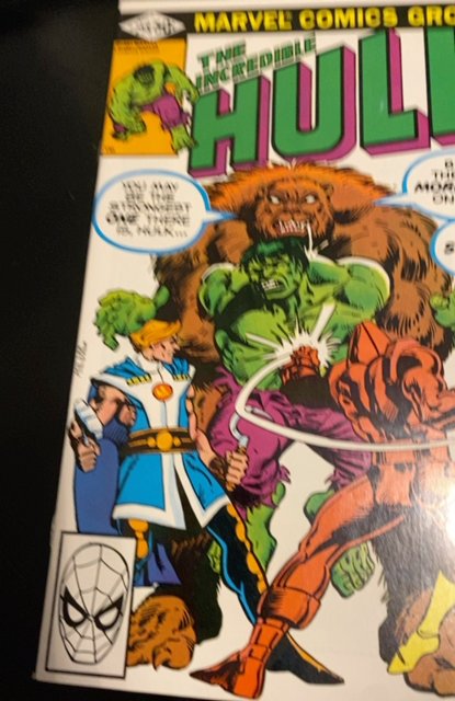 Incredible Hulk #258 1st Ursa Major, 1st Soviet Soldiers Team, Marvel ...