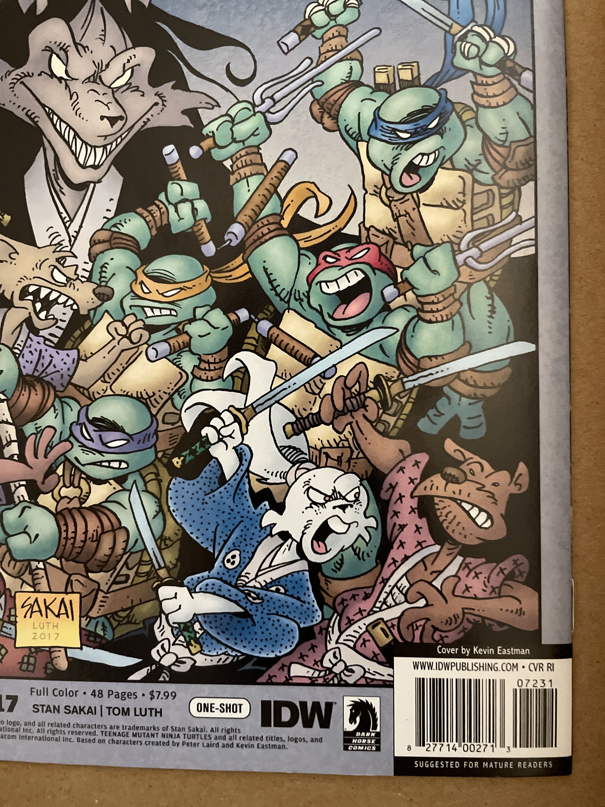 Teenage Mutant Ninja Turtles #72 NM HTF Low Print Eastman Retailer ...