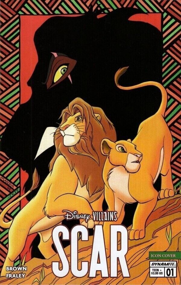 Disney Villains Scar #1 Cover H 1:10 Copy Incentive Conner Dynamite ...