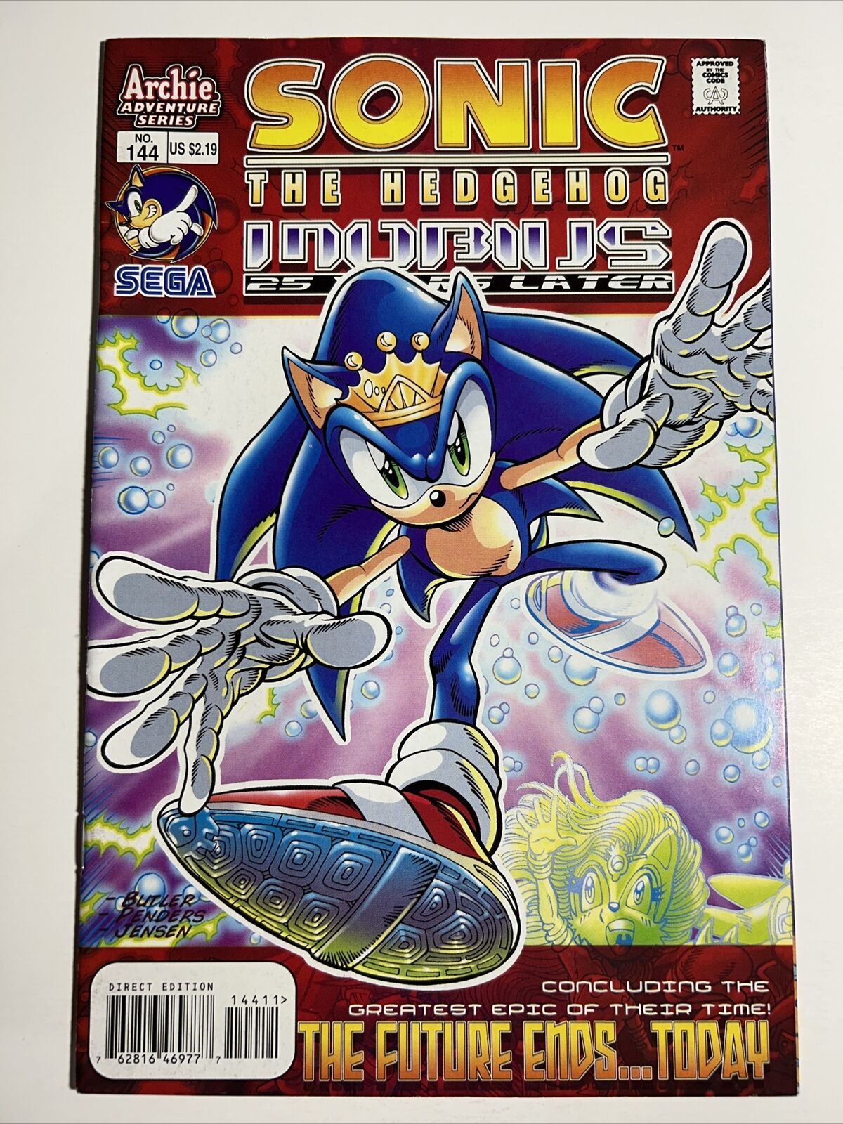 Sonic The Hedgehog #144 ( 2005 Archie Comics) SEGA Rare Low Print Run ...
