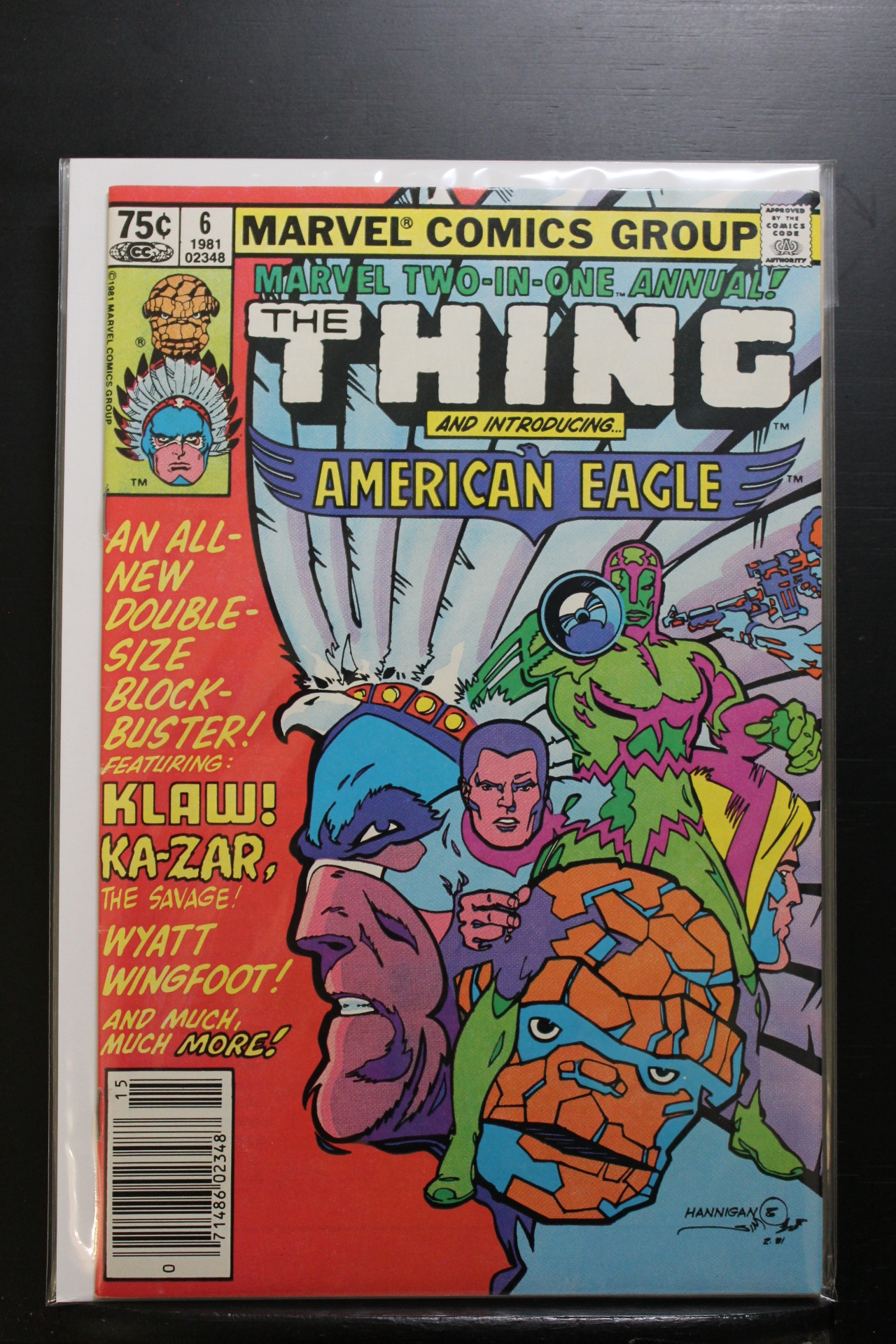 Marvel Two-in-One Annual #6 Newsstand Edition (1981) | Comic Books ...
