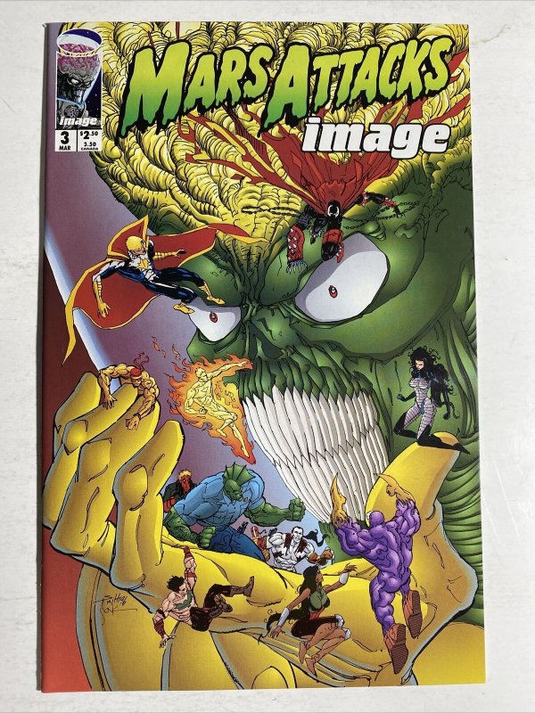 Mars Attacks Image Full Run 1-4 Spawn Savage Dragon Witchblade Gemini ...