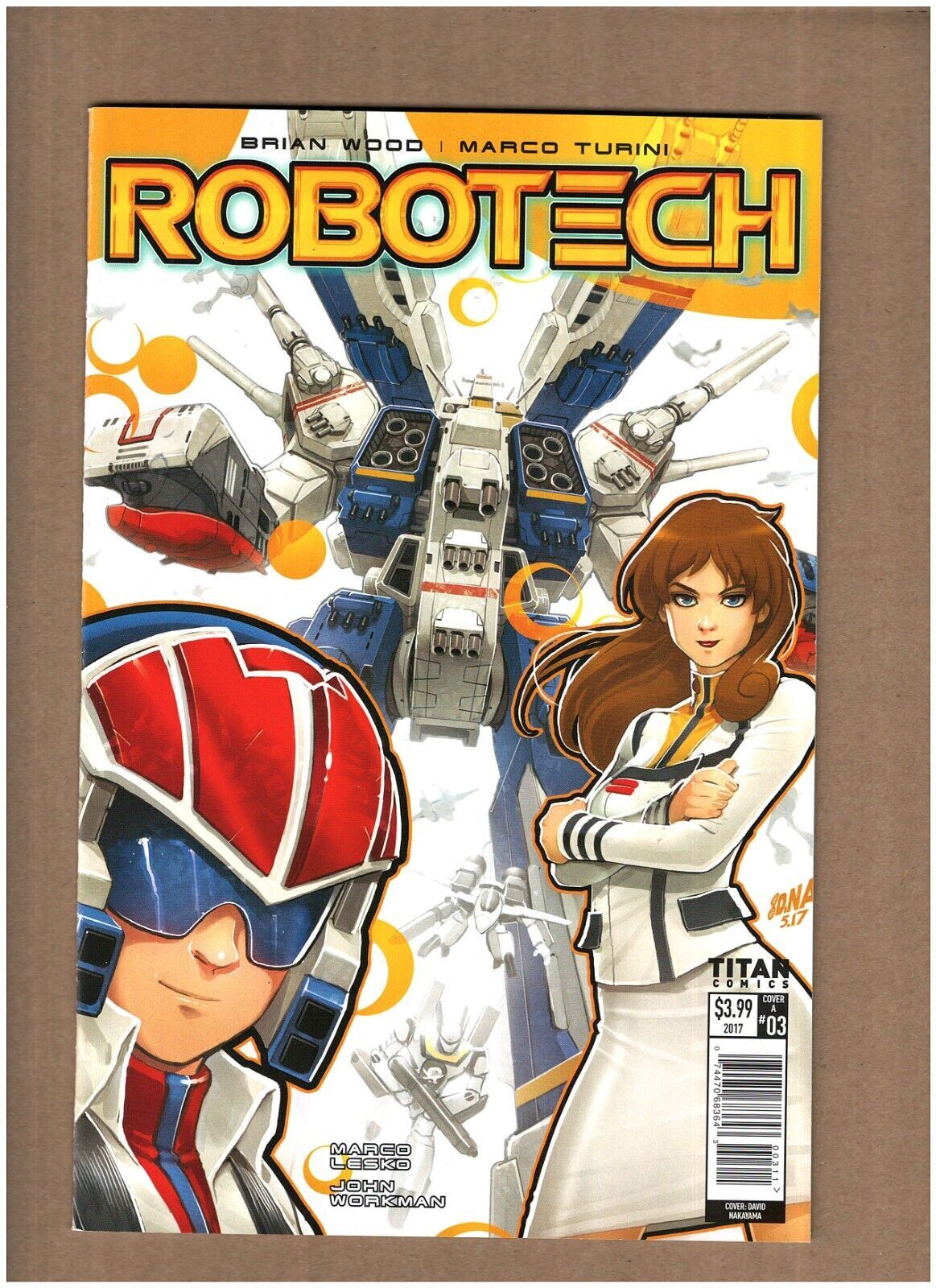 Robotech #3 Cover A Titan Comics 2017 Brian Wood NM- 9.2 ...