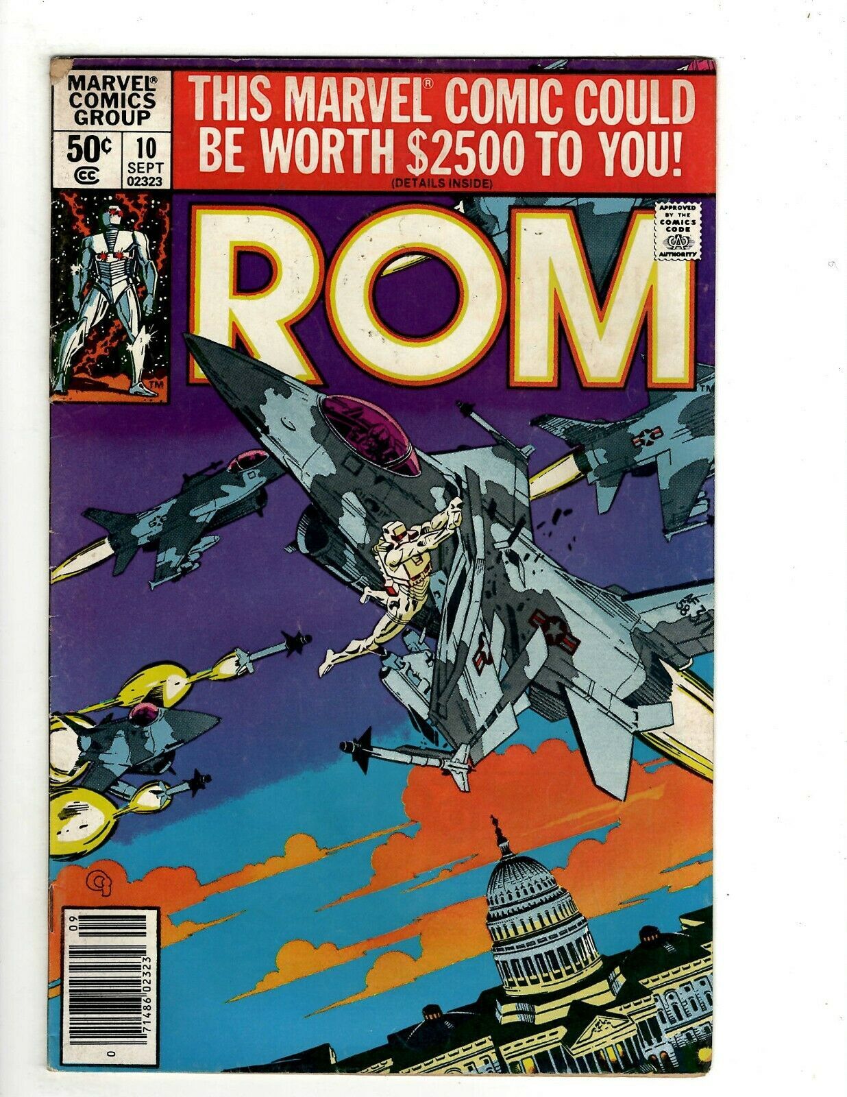 Lot Of 10 ROM Marvel Comic Books # 2 3 4 6 7 8 10 11 12 13 Spaceknight ...