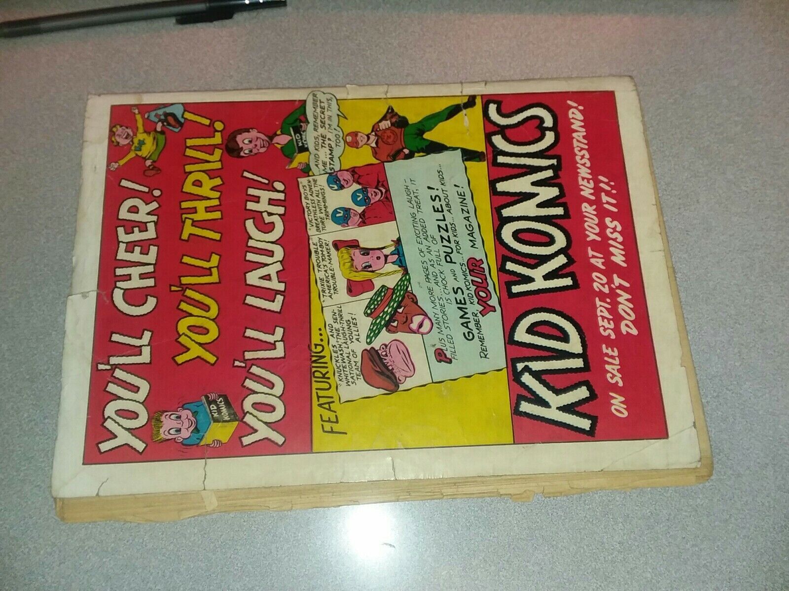 Krazy comics #3 golden age 1942 Timely funny animals-Hitler baseball ...