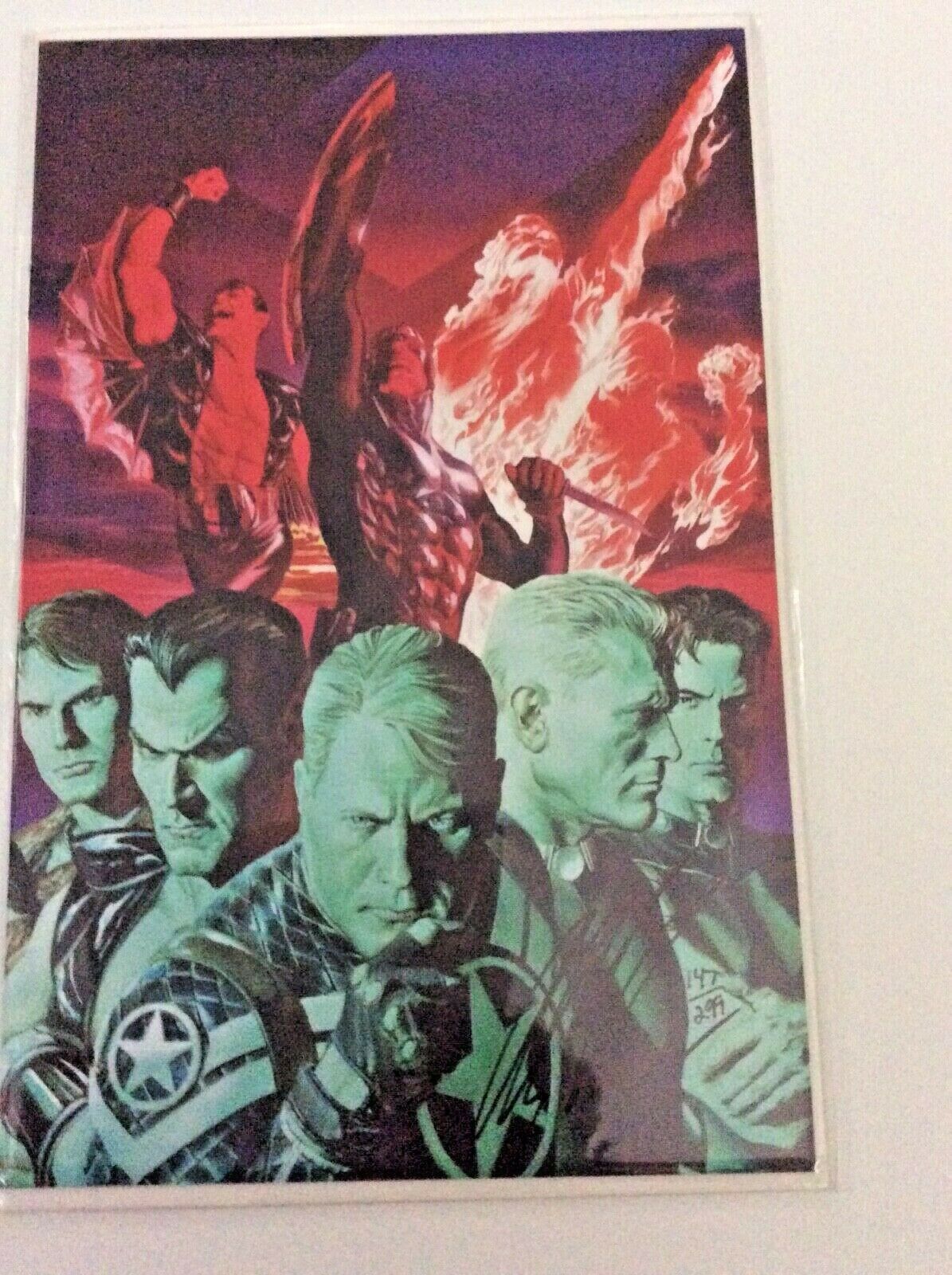 Invaders NOW #1 Dynamic Forces Virgin Variant Signed by Alex Ross With ...