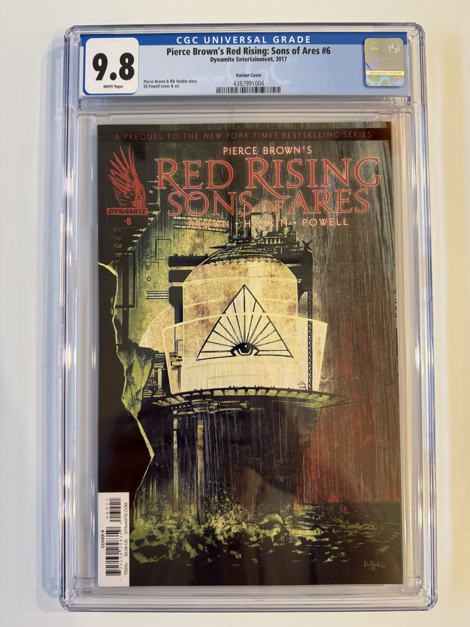 Red Rising Sons Of Ares 6 CGC 9.8 - Only 1 CGC Consensus Dynamite ...