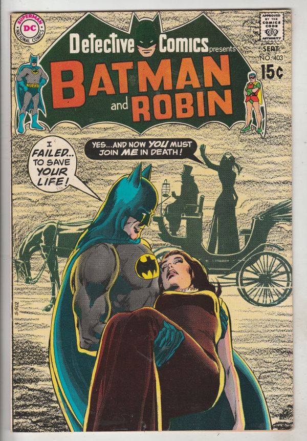 Detective Comics #403 (Sep-70) VF/NM High-Grade Batman | Comic Books ...