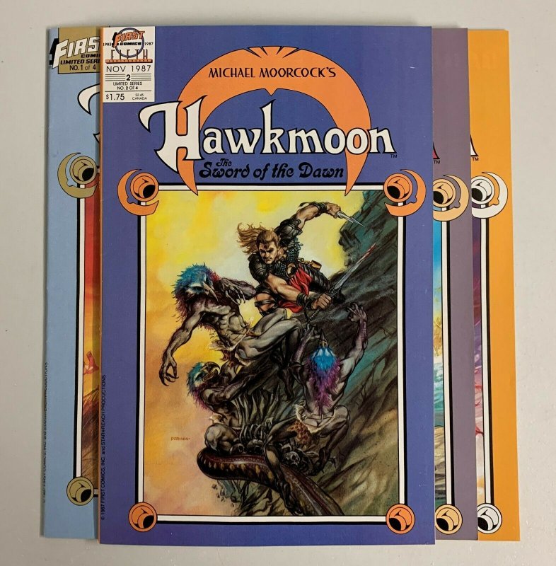 Hawkmoon The Sward Of The Dawn #1-4 (First Comics 1987) Roger Salick (8 ...