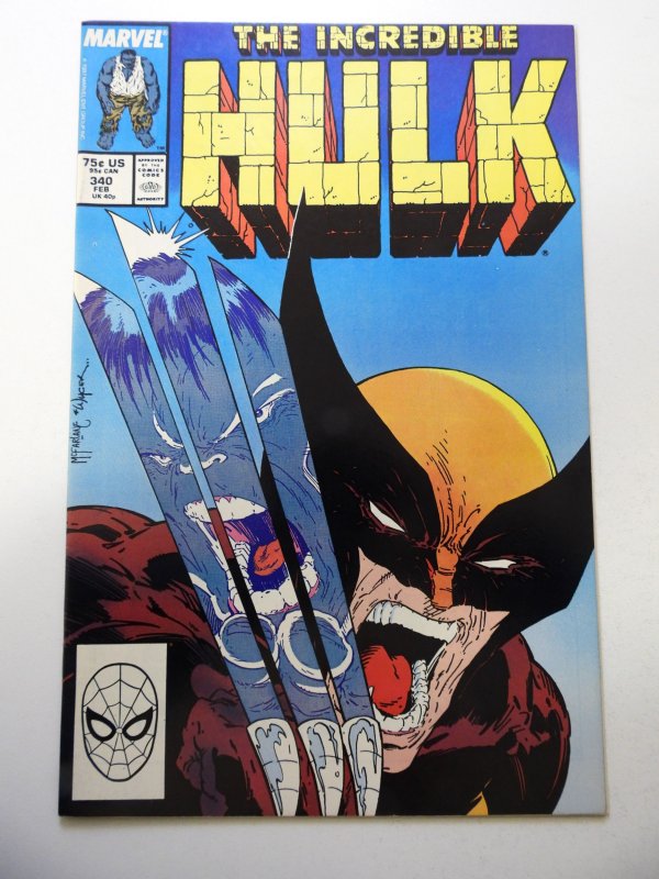 The Incredible Hulk #340 Hulk vs. Wolverine! McFarlane & Wiacek Cover ...