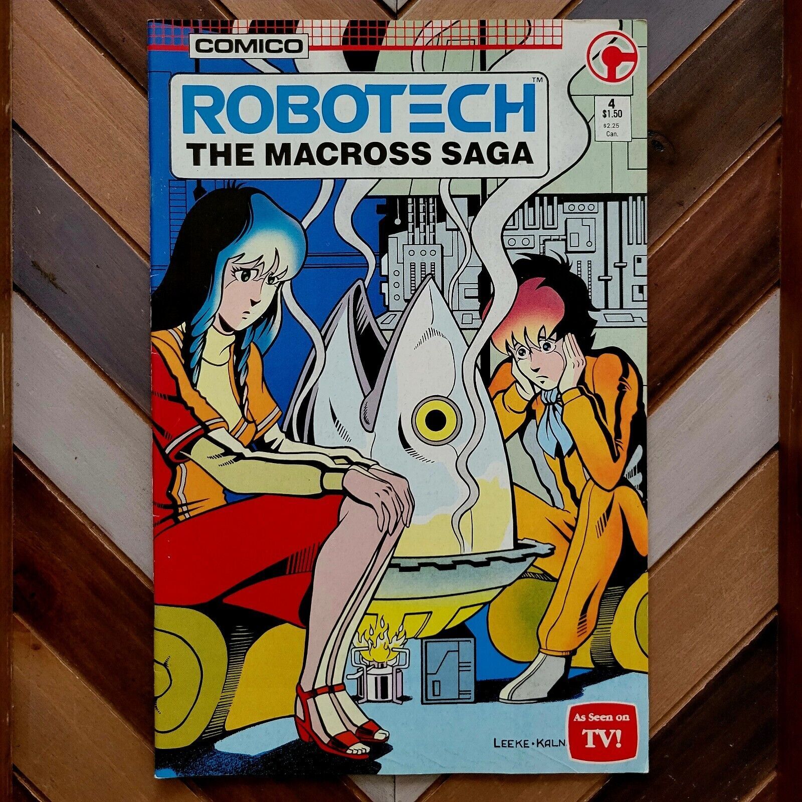 ROBOTECH: The MACROSS SAGA #4 (Comico 1985) Wraparound cover " The Long ...