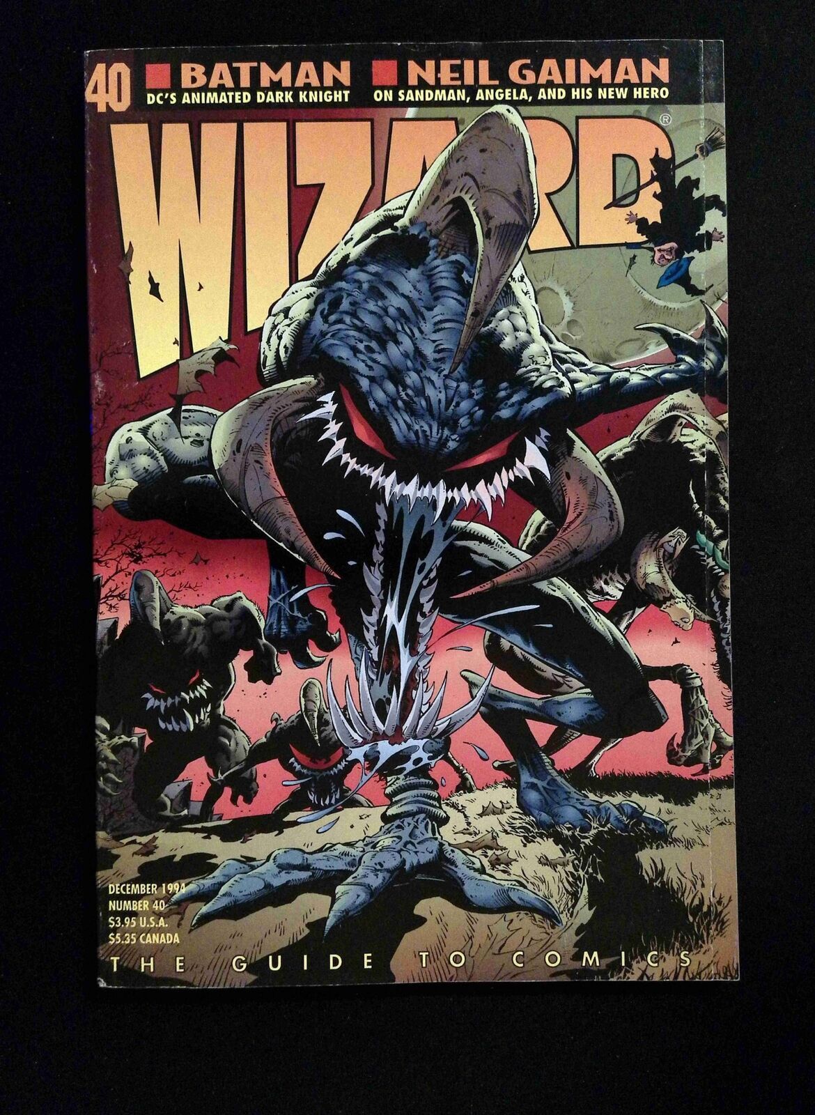 Wizard the Comics Magazine #40B WIZARD Comics 1994 VF- Variant Cover ...