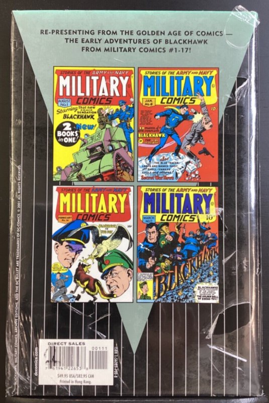 DC Archives Blackhawk Vol. 1 Military Comics #1-17 HC - 2001 | Comic ...
