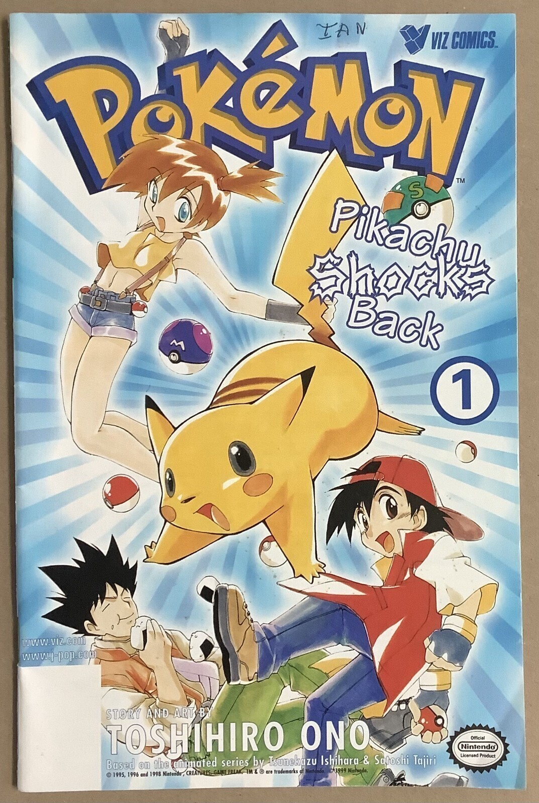 Pokemon - Pikachu Shocks Back #1 - 5th Printing (1999, Viz Comics ...