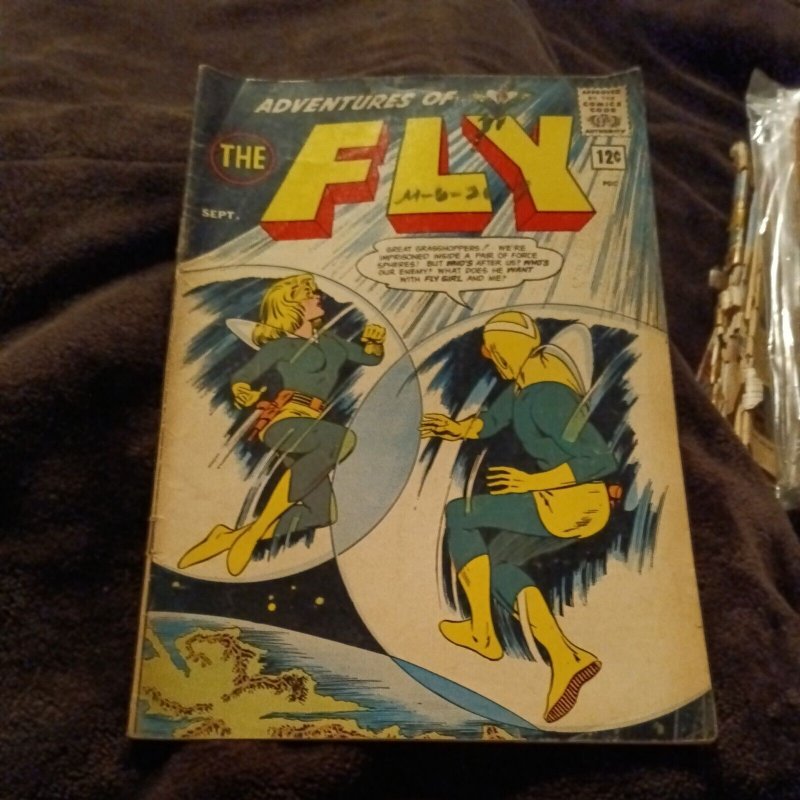 Adventures Of The Fly 27 Radio Comic superhero 1963 Silver Age Comic ...