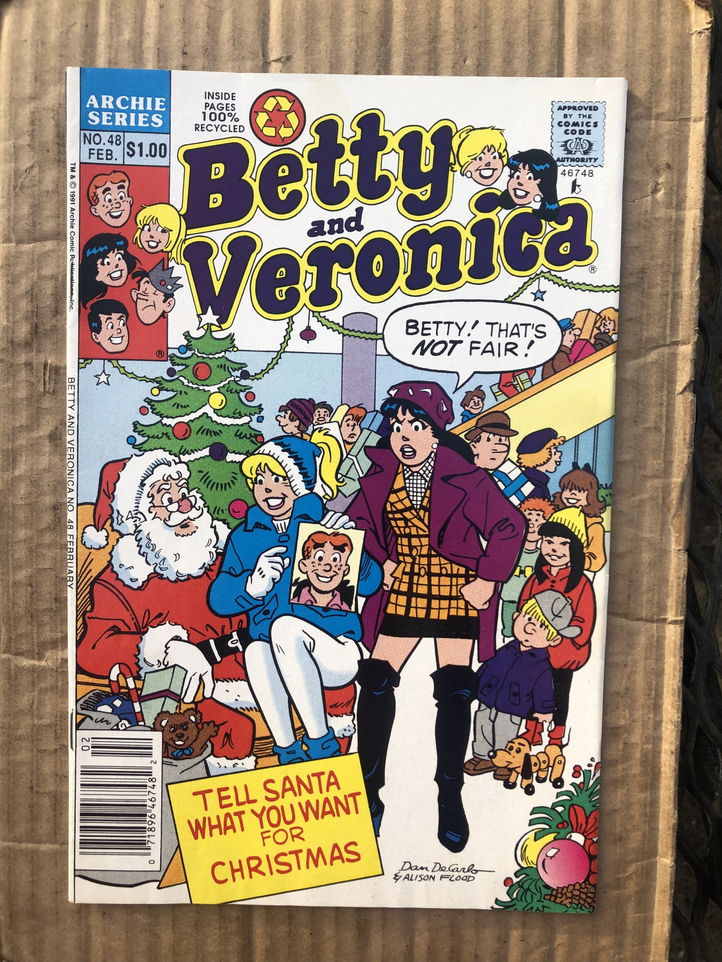 Betty and Veronica #48 Canadian Variant (1992) | Comic Books - Modern ...
