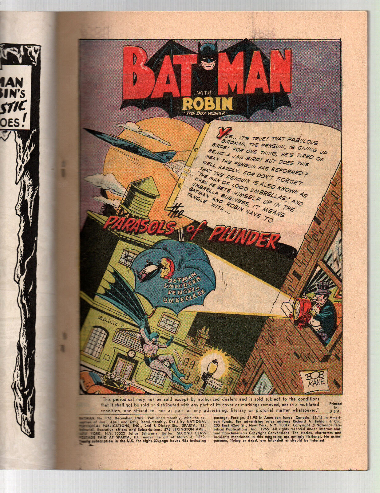 Batman #176 - Calendar Man - Catwoman - Joker - Mr Freeze - 1965 - FN ...