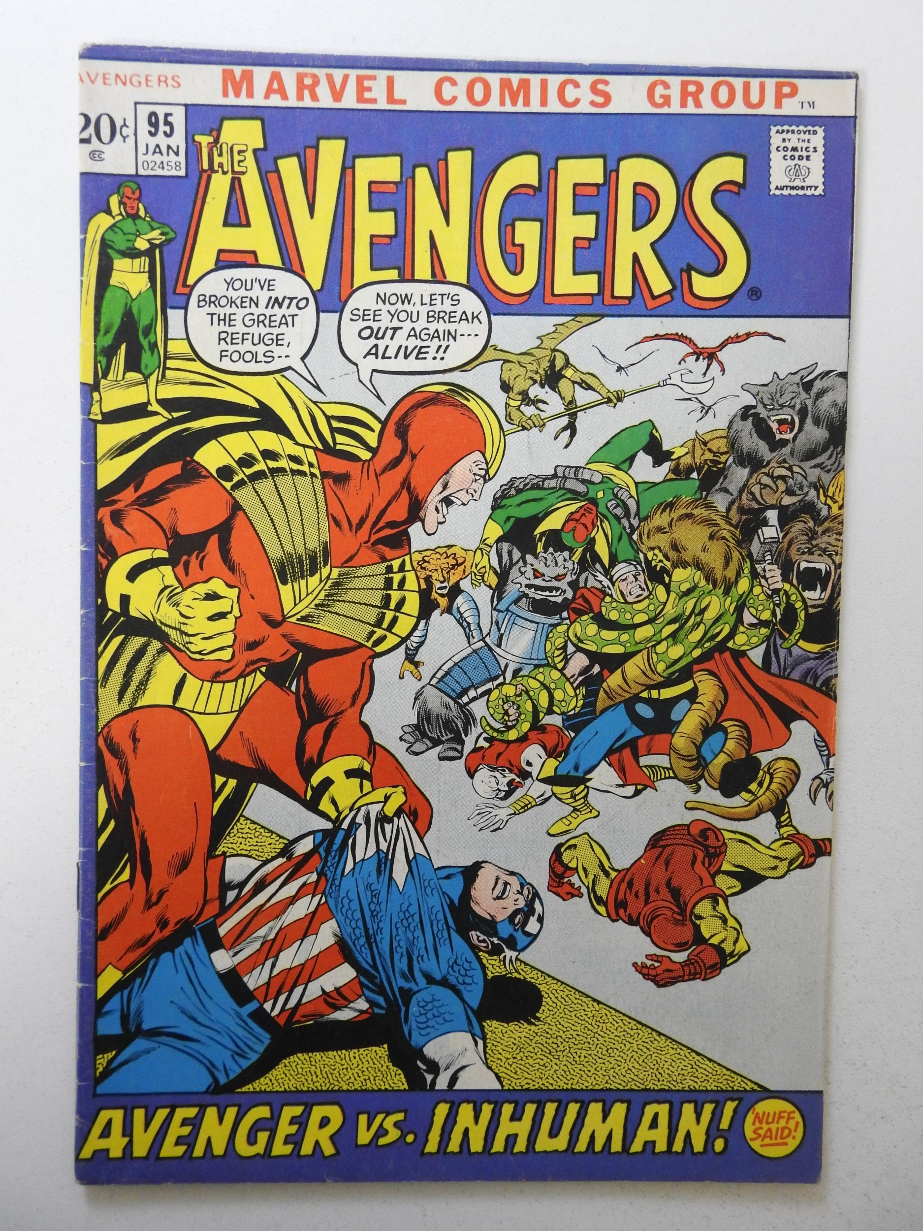The Avengers #95 (1972) FN- Condition! | Comic Books - Bronze Age ...