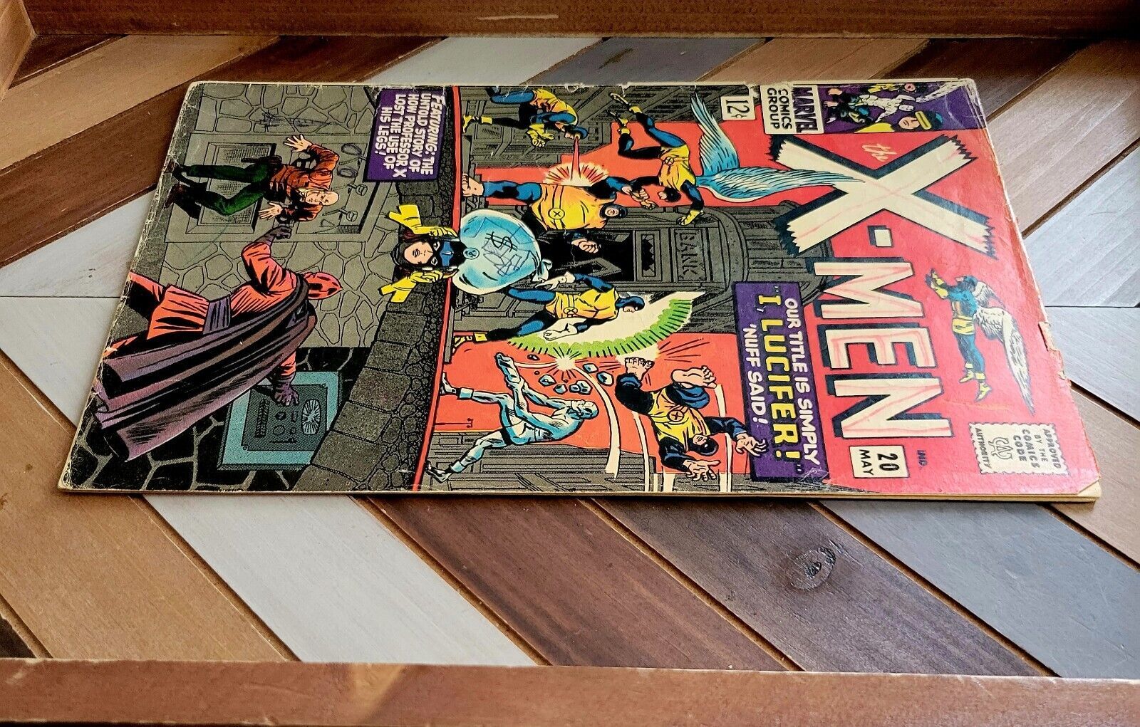 X-MEN #20 GD (Marvel 1966) Original X-Men, LUCIFER, BLOB + UNUS the ...