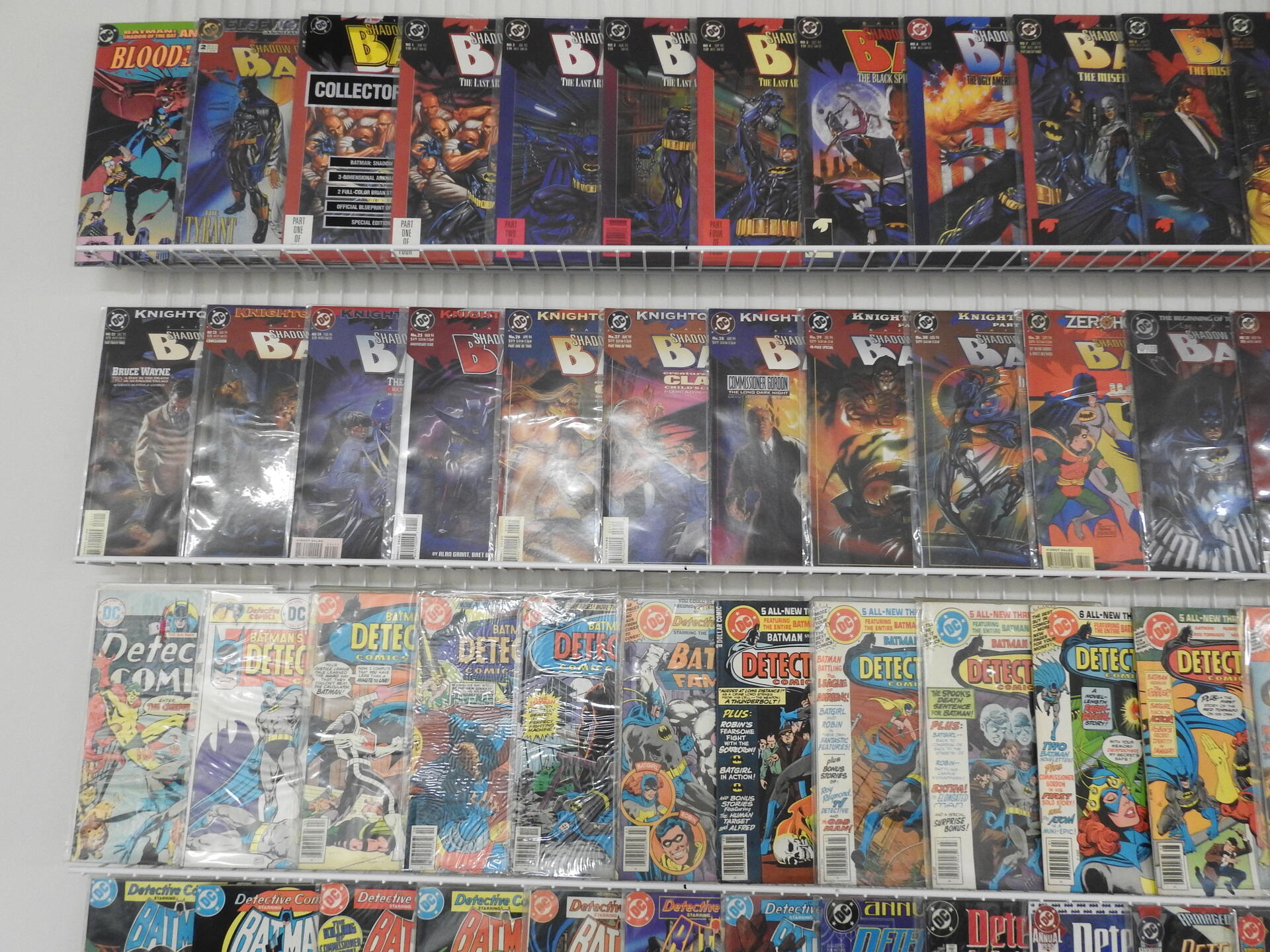 Huge Lot 160+ Comics W/ Shadow of The Bat, Batman, Spider-Man+ Avg VF ...