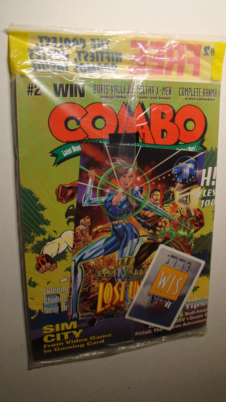 Combo Magazine 2 *NM/MT 9.8 Sealed* Vampirella Boris Vallejo X-Men SIM ...