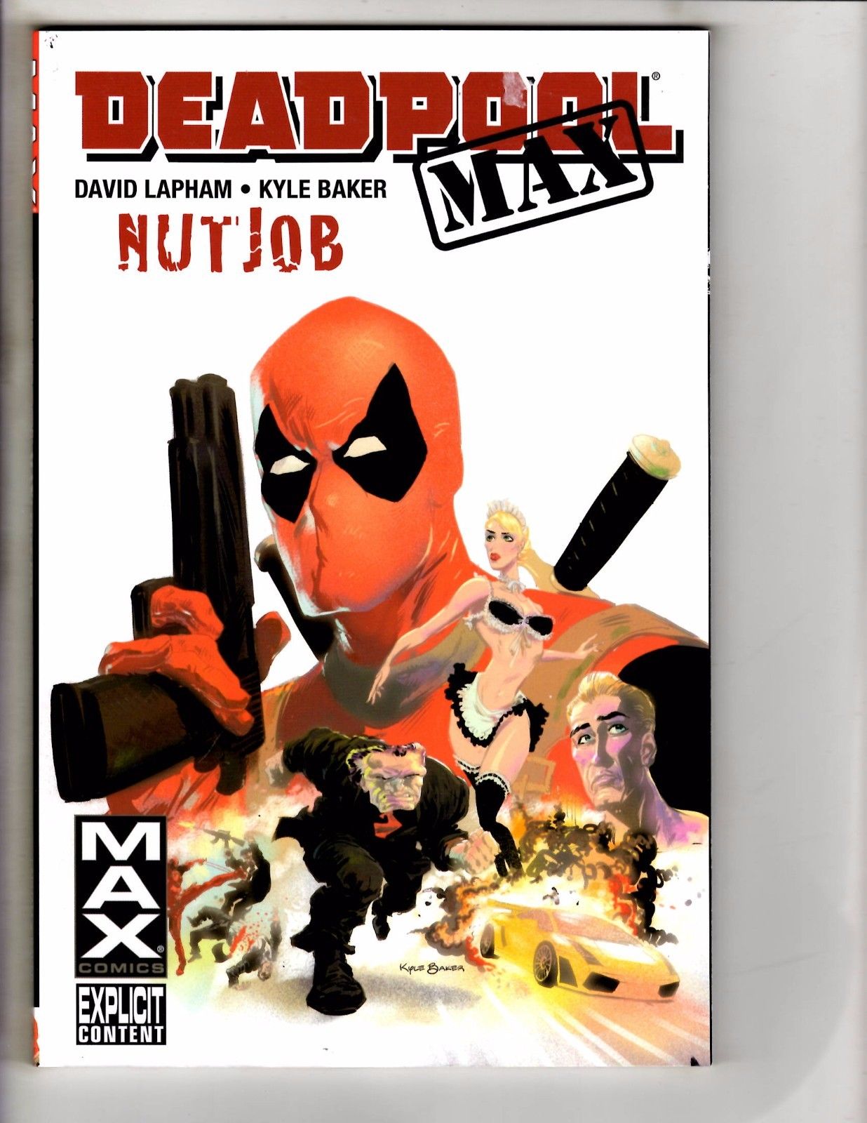 NUT JOB Deadpool Max Marvel Comics TPB Graphic Novel Comic Book X-Men ...
