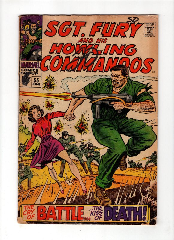 Sgt. Fury & The Howling Commandos #55 (1968, Marvel Comics) | Comic ...