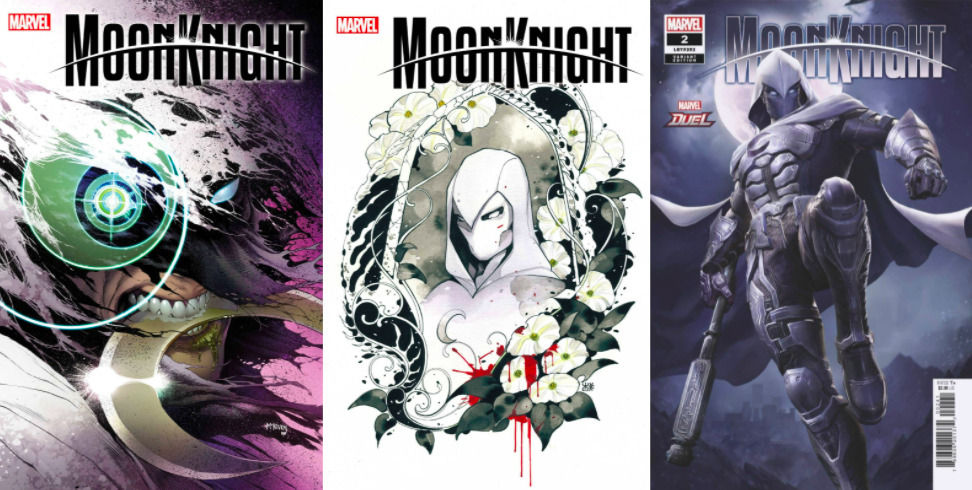 (2021) MOON KNIGHT #2 Complete 3 VARIANT COVER SET! Momoko! Netease ...