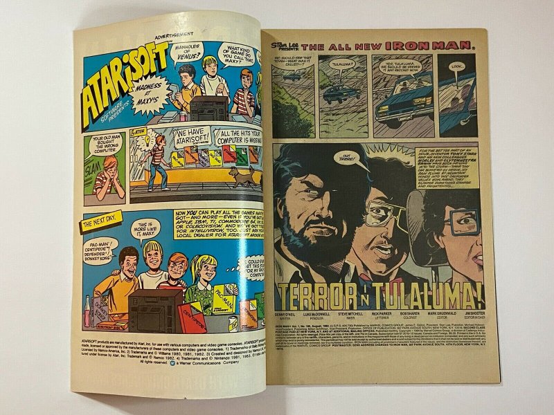 Iron Man #185 Cameo Appearance Nick Fury 1984 Marvel Comics | Comic ...