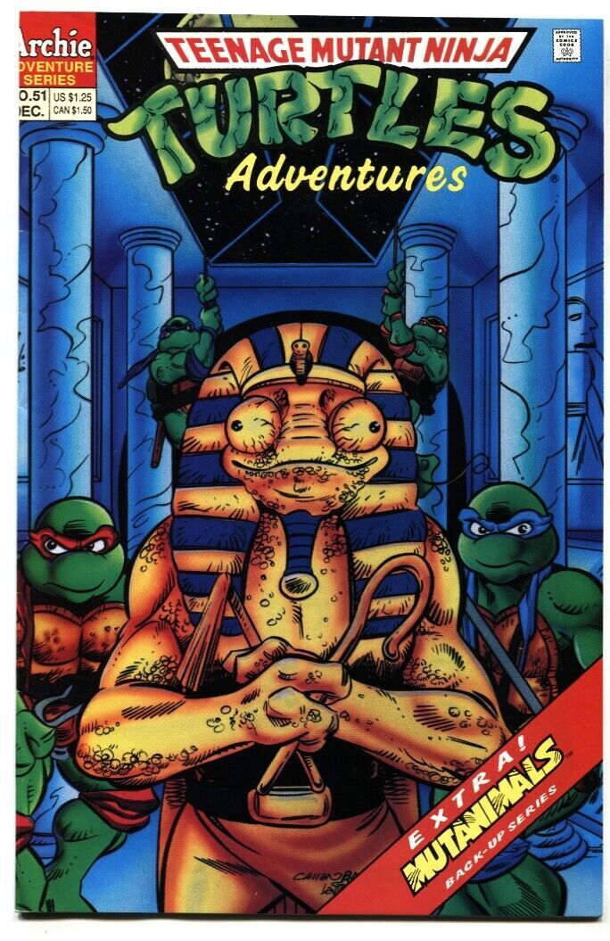 TEENAGE MUTANT NINJA TURTLES ADVENTURES #51-comic book 1993 low print ...