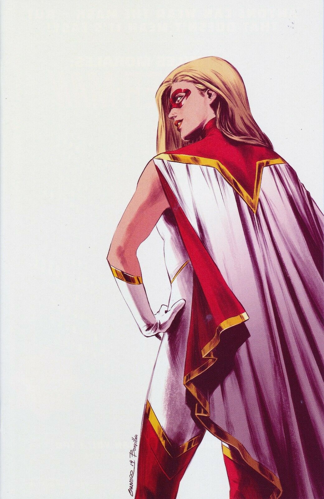 Captain Marvel #8 UC Exclusive Carmen Carnero 2nd Print Virgin Variant ...