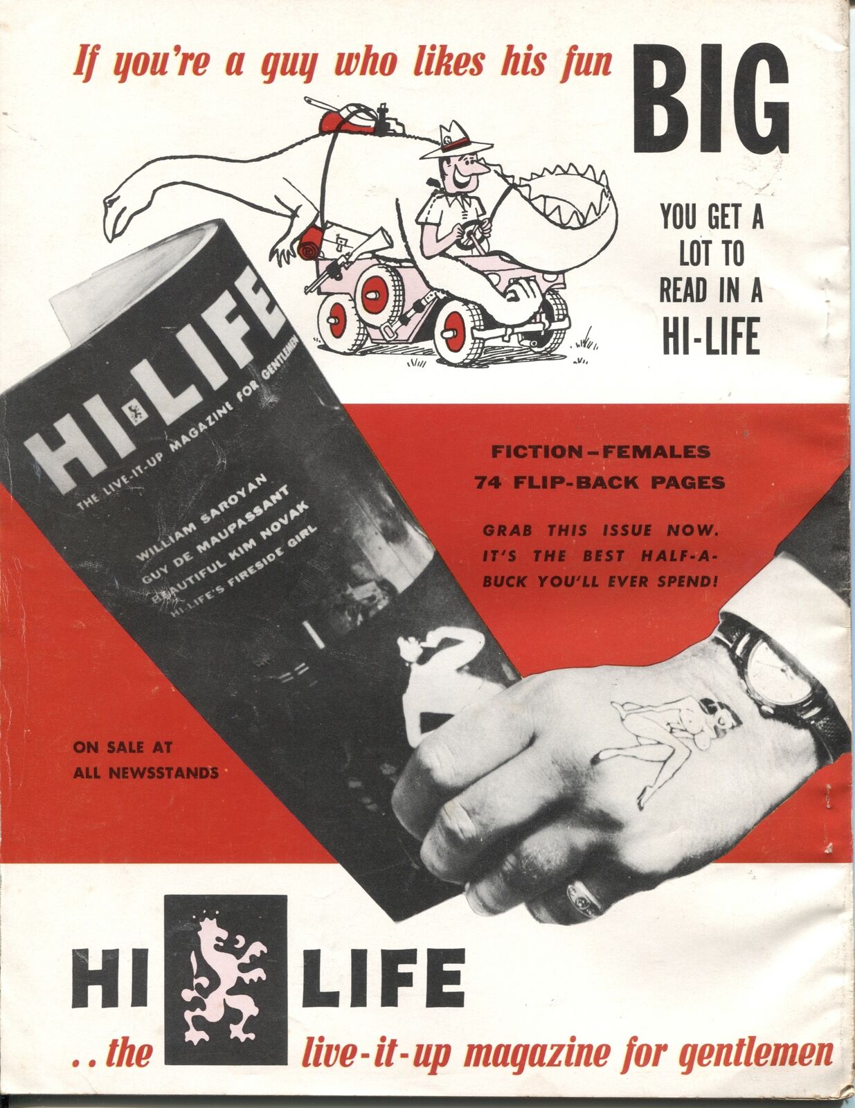 Hi-Life #1--Rare--Cheesecake--Pulp Fiction--Wally Wood Style Art--Kim ...