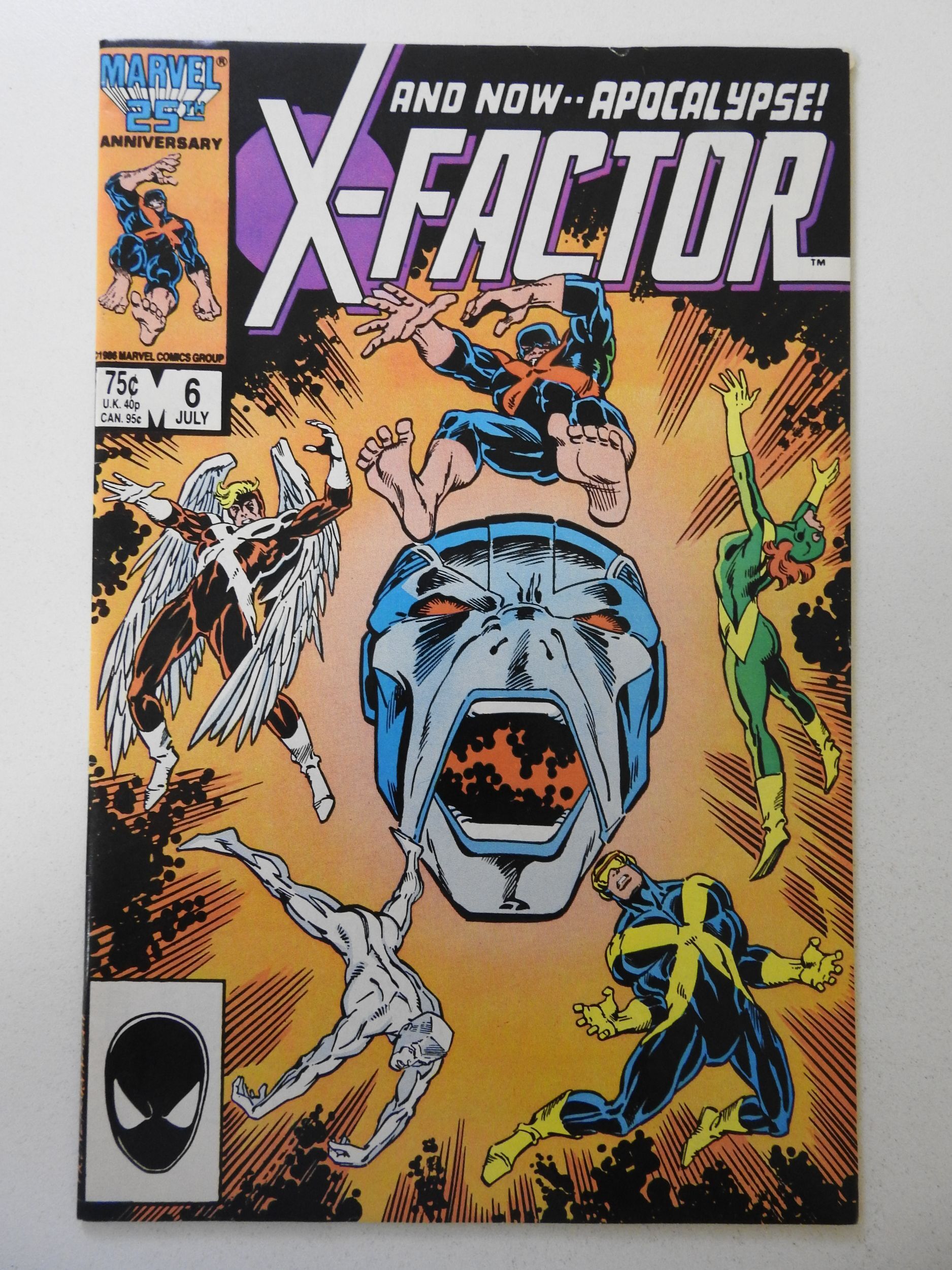 X-Factor #6 (1986) VF- Condition! 1st full appearance of Apocalypse ...