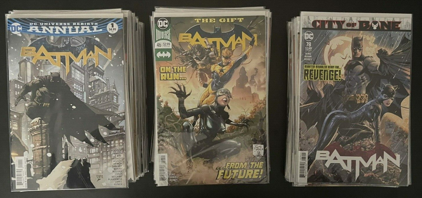 Batman Rebirth #1-100 w/ Annuals 1-4 DC Comics Set Lot | Comic Books ...