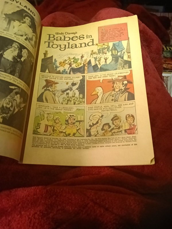 Four Color #1282 Babes in Toyland Comic Book Dell silver age photo ...