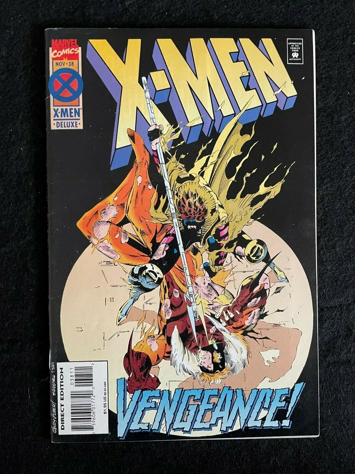 X-Men #38 "Gambit v.s. Sabretooth" 1994 Marvel Comics | International ...
