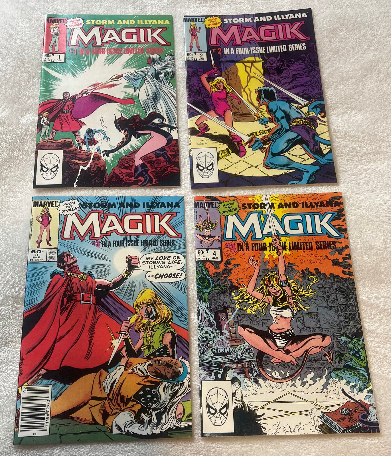 Magik LOT #1-4 - Origin of Illyana Rasputin. John Buscema Art. (8.5/9.0 ...