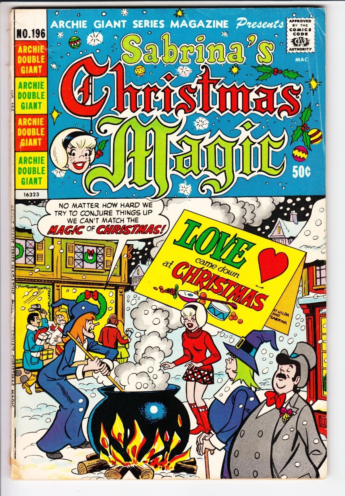 Archie Giant Series Magazine #196 GD; Archie | Sabrina's Christmas ...