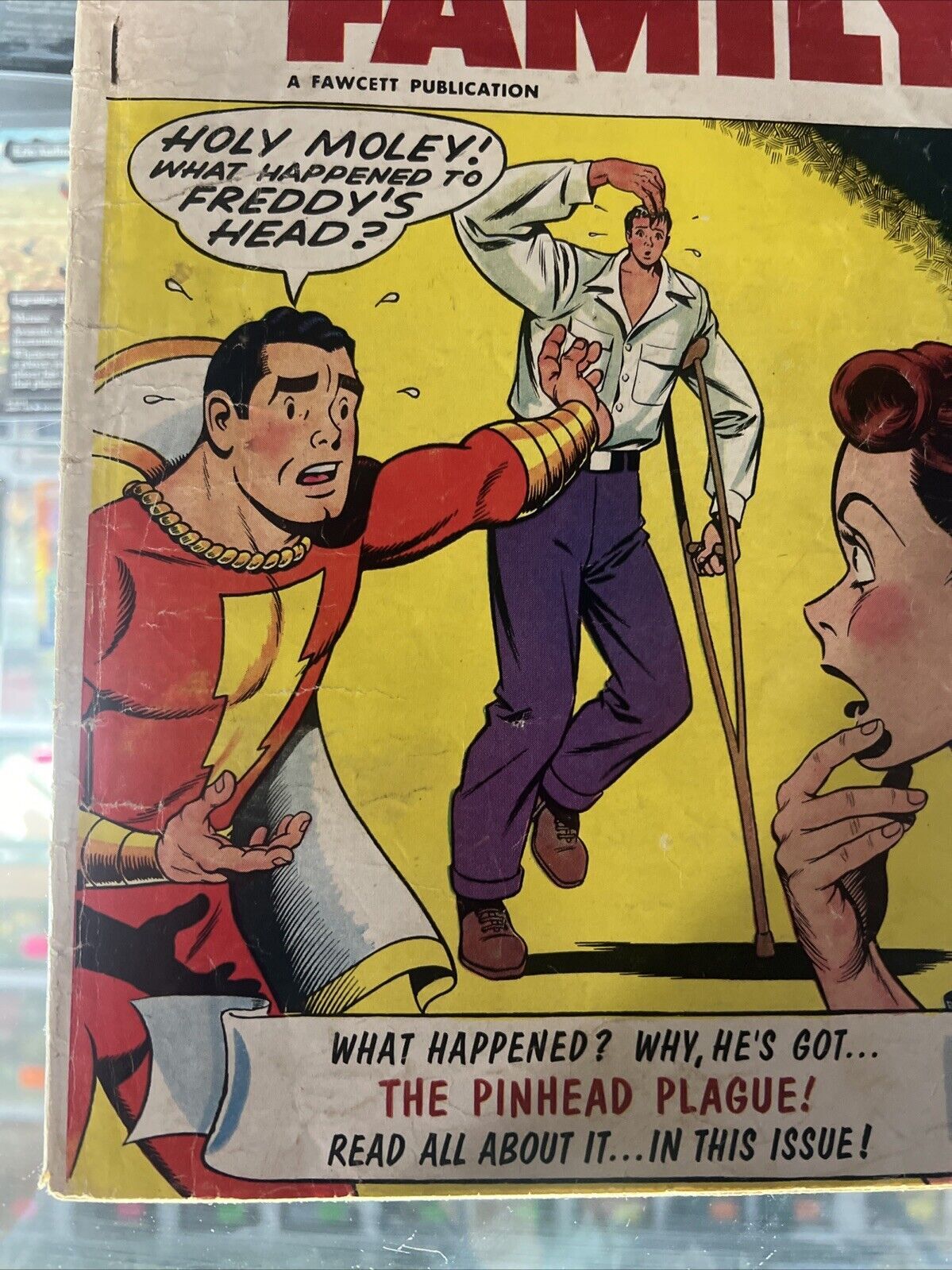 Marvel Family #87 1953-Fawcett-Capt Marvel-Mary Marvel- Pinhead Plague ...
