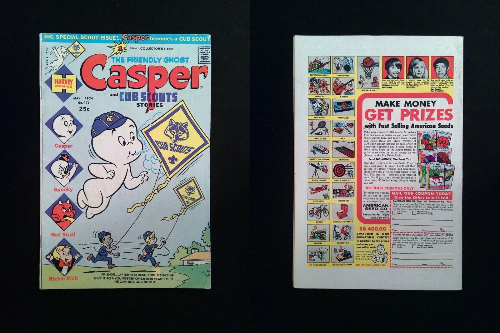 Casper the Friendly Ghost #173 HARVEY Comics 1974 FN+ | Comic Books ...